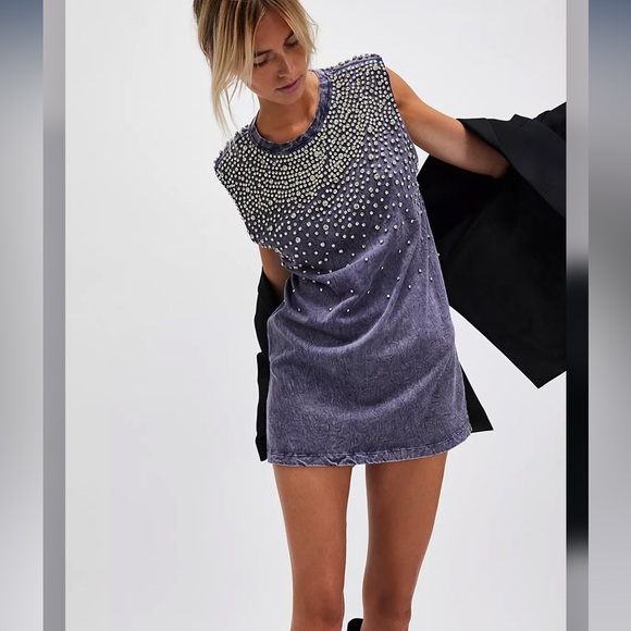 Free People | Dresses | Free People Shooting Star Mini Dress | Poshmark